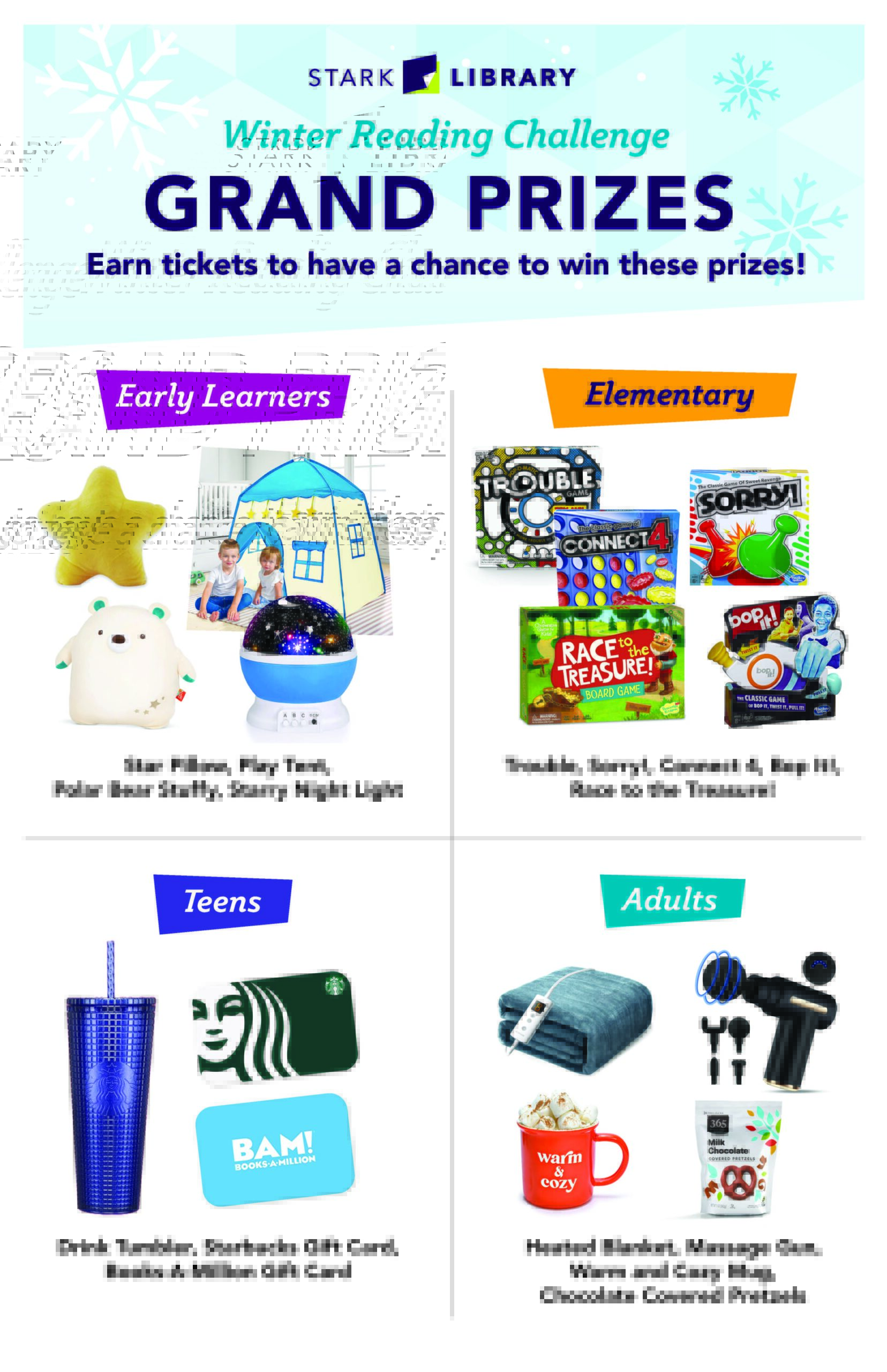 Stark Library Winter Reading Challenge - Wright Preparatory Academy